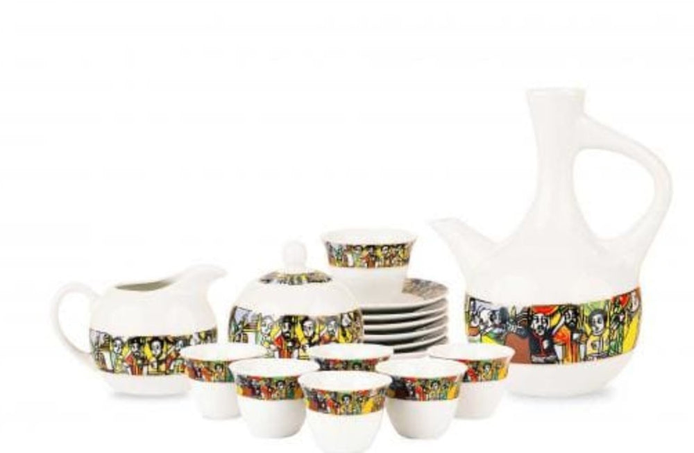 23 PCS COFFEE SET (Eritrean & Ethiopian Traditional Coffee set) - ባህላዊ ...